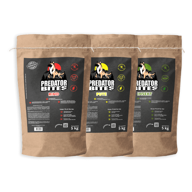 Predator Bites Premium Hundefutter aus Deutschland