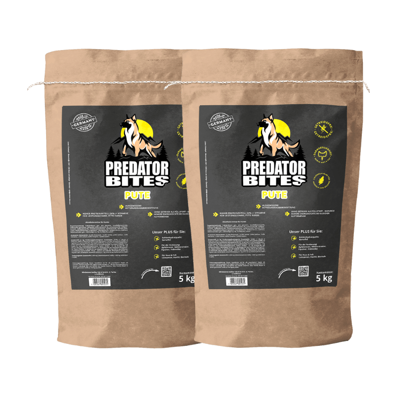 Predator Bites Premium Hundefutter aus Deutschland